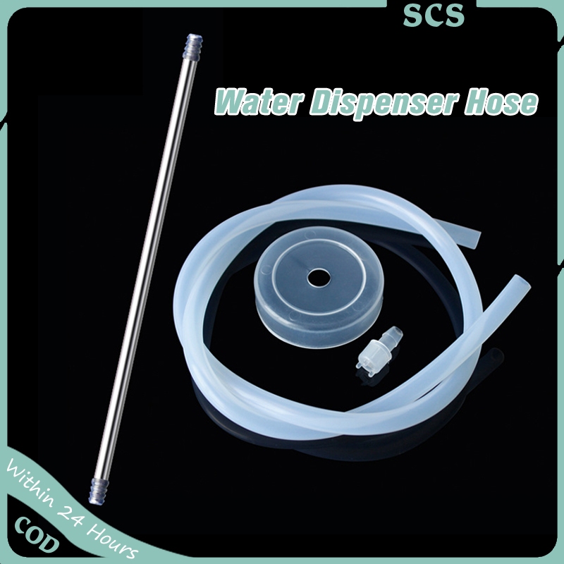 Silicone Tubing Hose for Water Dispenser，with Stainless Steel Extended ...