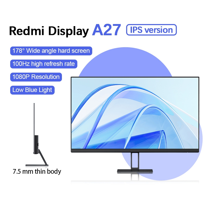 Xiaomi Redmi Monitor 21.45″ 75Hz Full HD Gaming Monitor IPS Display 178 ...