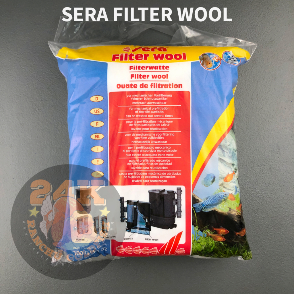 SERA FILTER WOOL POLISHING FILTER PAD FOR AQUARIUM AND POND FILTRATION ...