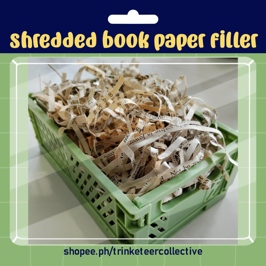20g Shredded Book Paper Filler for Gift Packaging [Froggy Finds ...