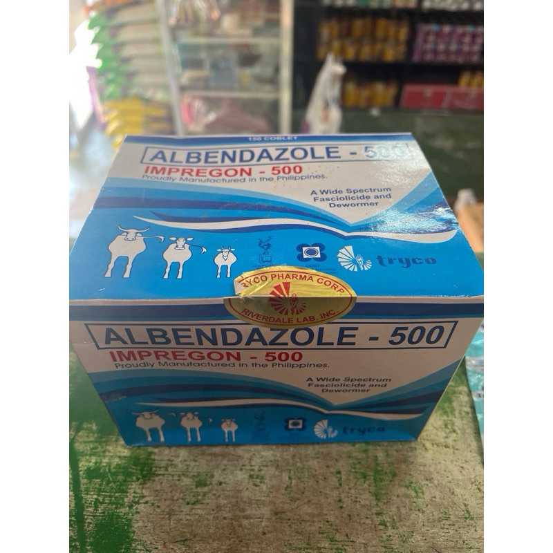 IMPREGON Albendazole Dewormer Cablet 500g for Cattle l Carabao and ...