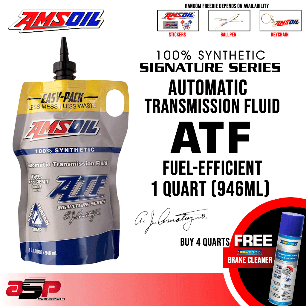 AMSOIL Signature Series ATF Fuel-Efficient 100% Synthetic Quart ...