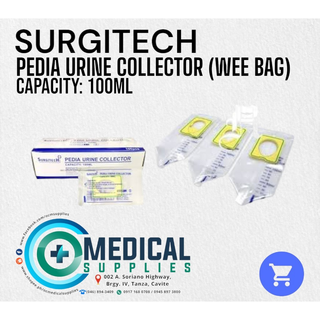 Pedia Urine Collector 100mL (PER BOX) | Shopee Philippines