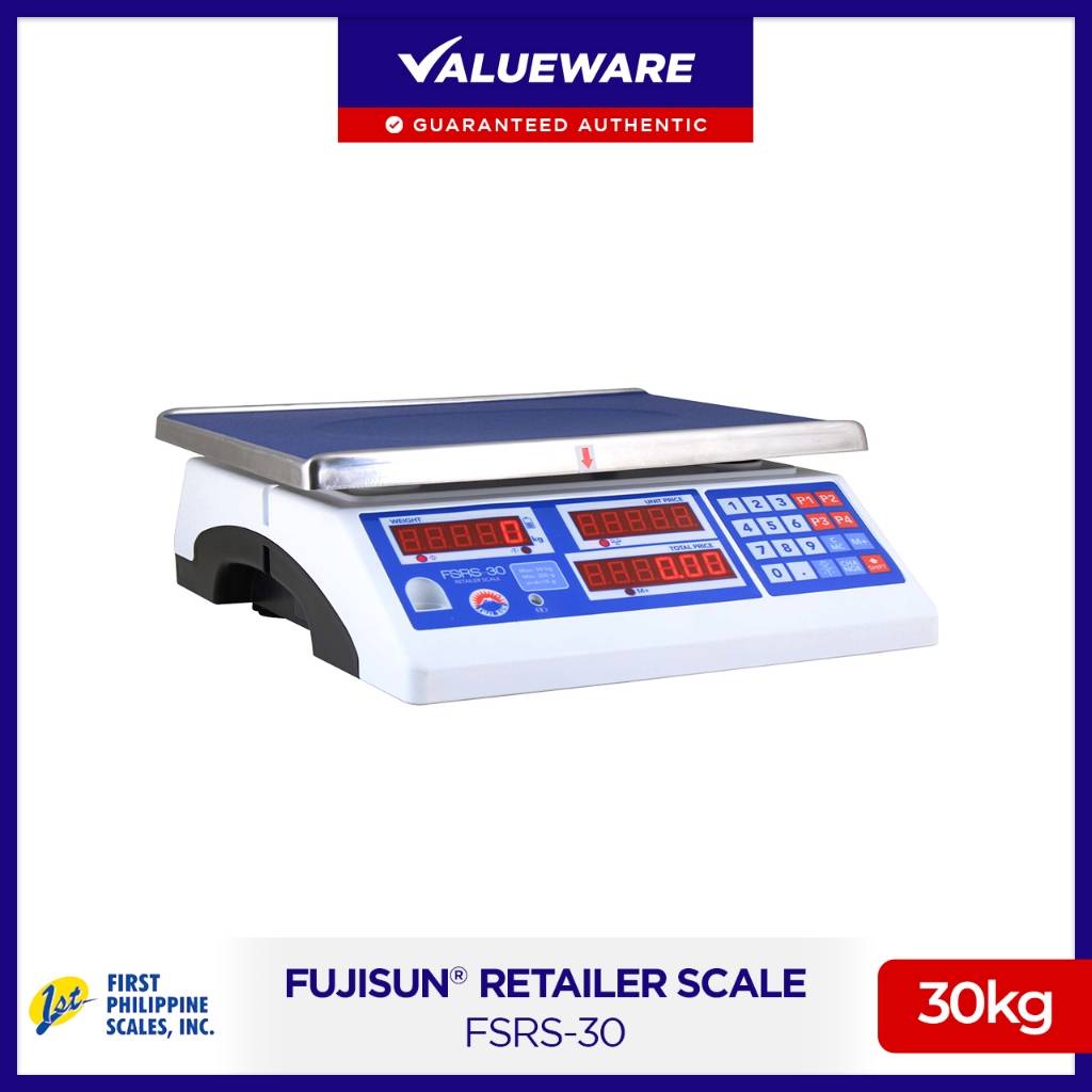 FUJISUN FSRS-30 Digital Weighing Scale Price Computing 30kg | FUJI Retailer LED Display ...