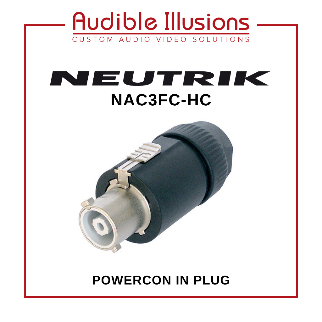 Neutrik NAC3FC-HC Powercon 32A Cable Connector / powerCON IN Plug ...