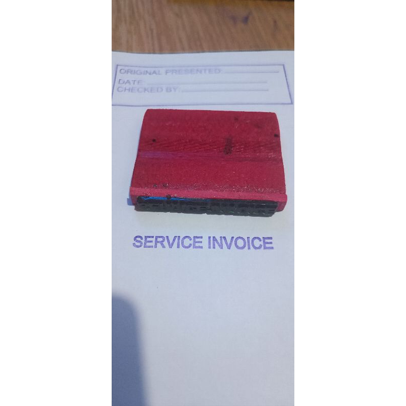 SERVICE INVOICE STAMP | Shopee Philippines