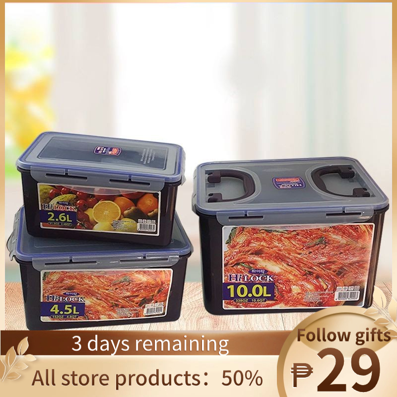 Korean Kimchi Box Korean Kimchi Crisper Sealed Storage Container ...