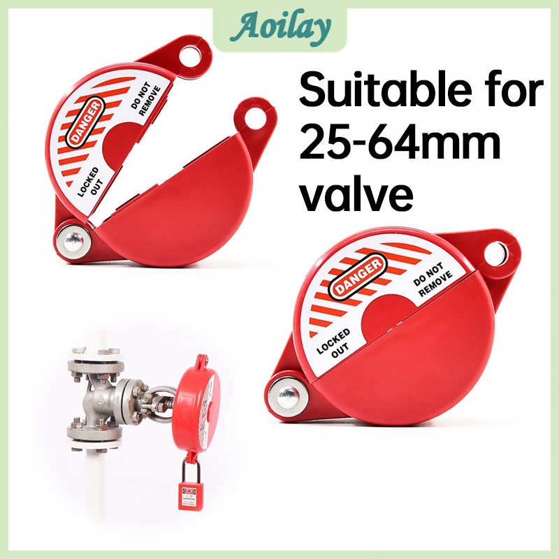 1-2.5 Inch Gate Valve Lockout Tank Locking Rotation Water Gas Pipe ...