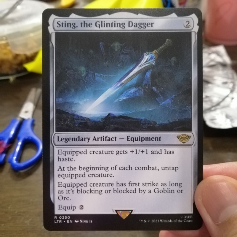 1 Sting, the Glinting Dagger LTR MTG card magic the gathering | Shopee ...