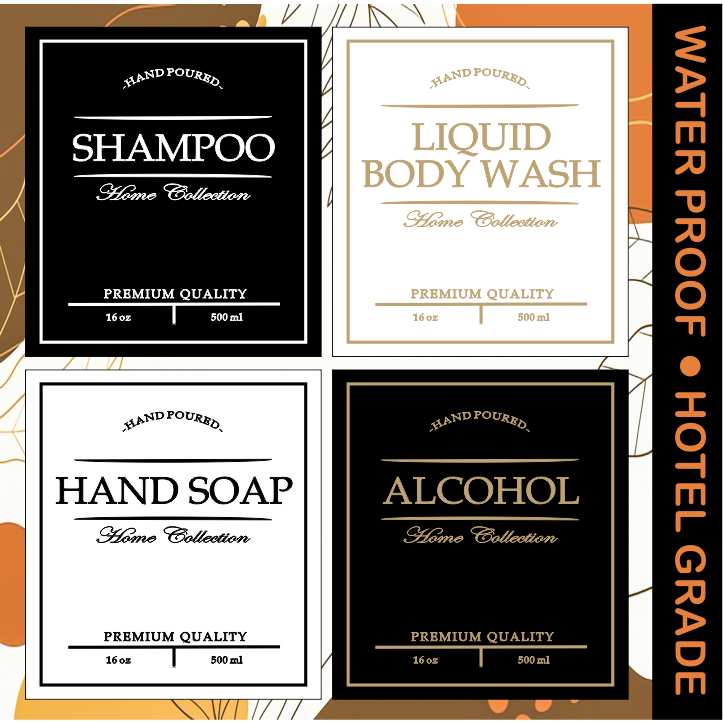 Print.Lab | STICKER BOTTLE LABEL for Kitchen Bathroom Laundry can be ...