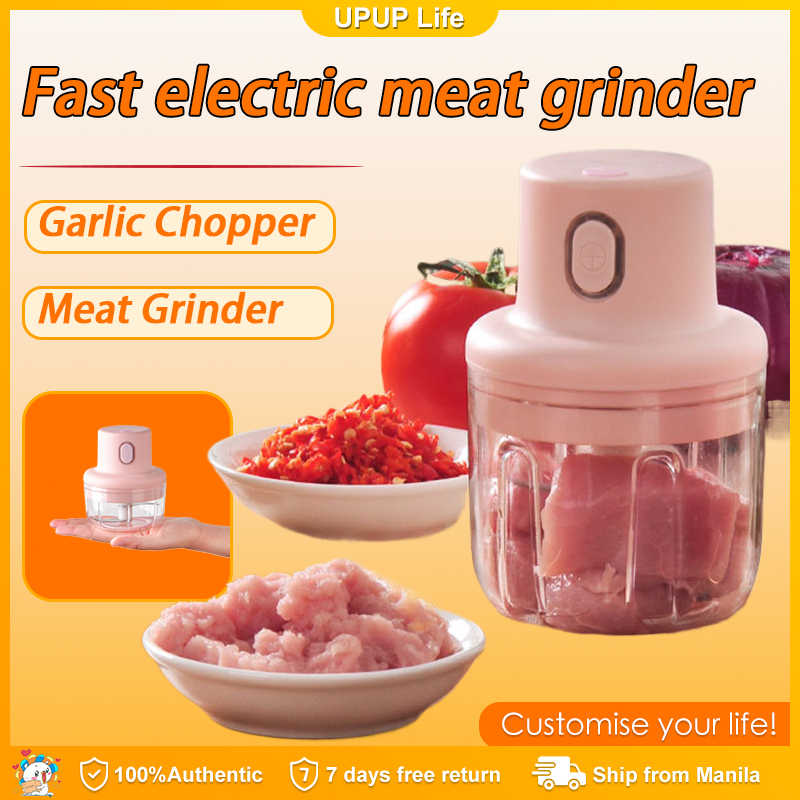 Multifunction Electric Meat Grinder Garlic Masher Mini Food Processor ...