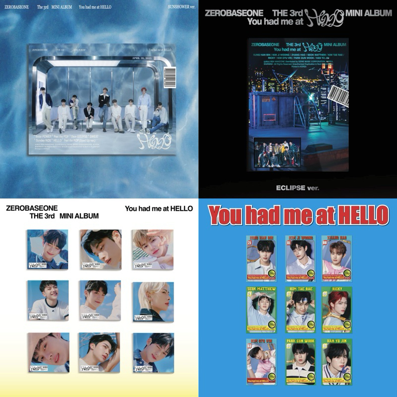 [ONHAND] ZEROBASEONE ZB1 3RD MINI ALBUM YOU HAD ME AT HELLO YHMAH ...