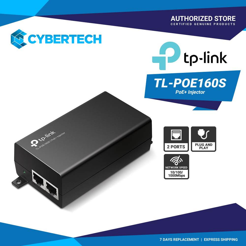 TP-Link TL-POE160S Poe+ Injector | Shopee Philippines