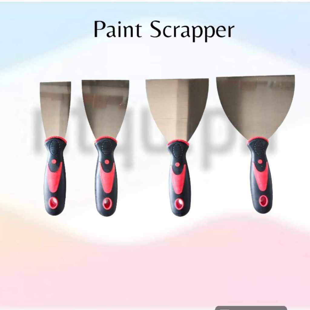Putty Knife / Paint Scrapper/ Wall Scraper WIth Handle | Shopee Philippines