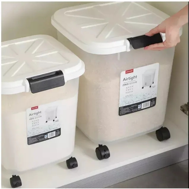 25Kg Rice dispenser rice box storage with cup Food storage container ...