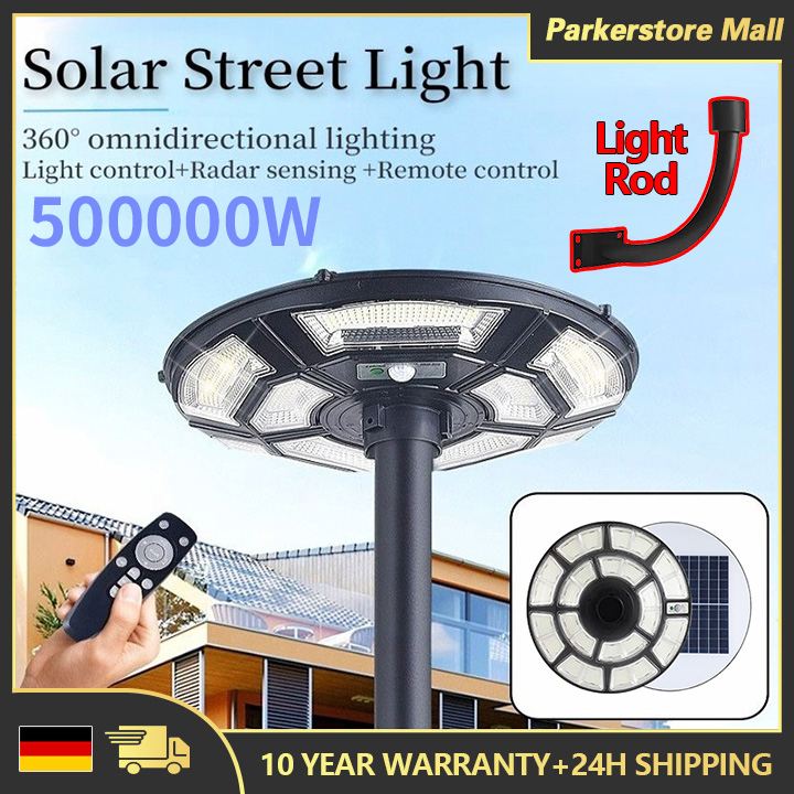 BUY 1 TAKE 1 UFO Solar Light IP67 Outdoor Waterproof Motion Sensor Round Solar Street Light ...