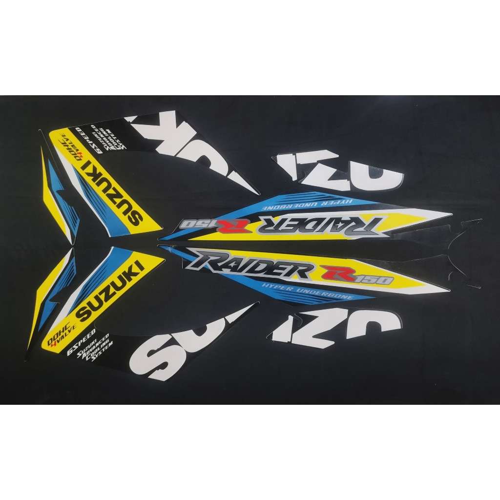 RAIDER 150 REBORN/RELOADED #16-1 Stock Decal/Sticker | Shopee Philippines