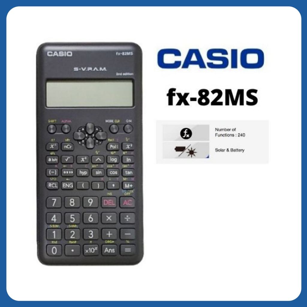 Casio Fx-82Ms , School and Lab. Calculators , Casio (100% Original ...