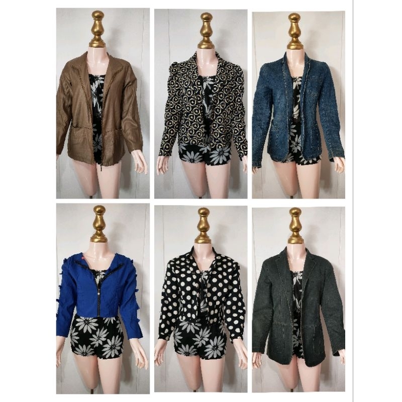Blazer/Topper/Mixed Colors/Denim Jackets/Mixed Items/Dresses/Tops ...