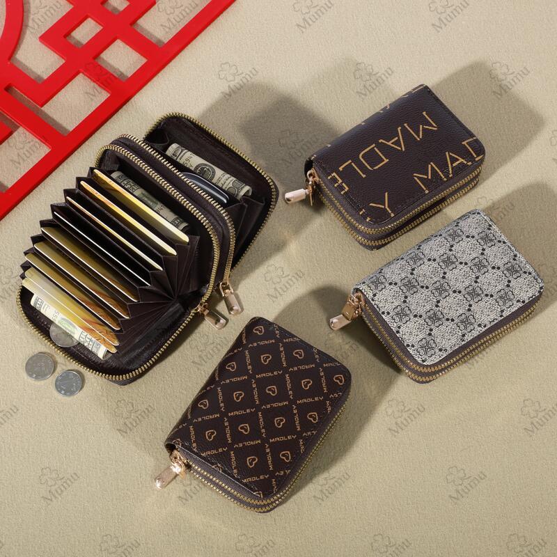 Mumu 1004 Retro Leather Women Wallet Card Holder Coin Purse Students ...