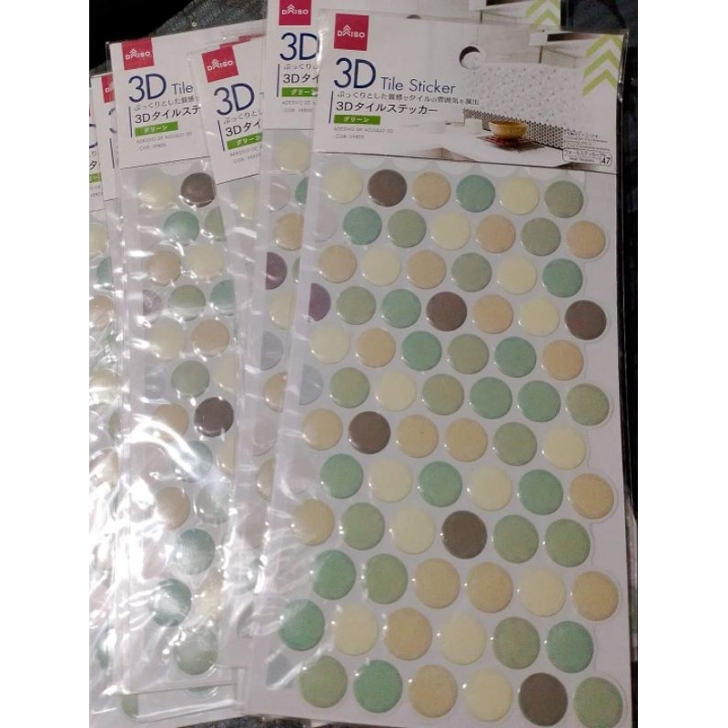 3D tile Sticker (Daiso) | Shopee Philippines