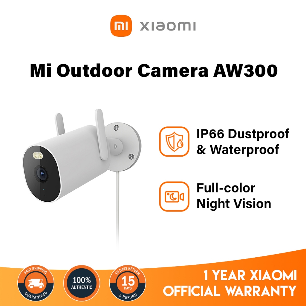 Xiaomi Smart Camera AW300 Outdoor CCTV 2K Full-Color Night Vision IP66 ...