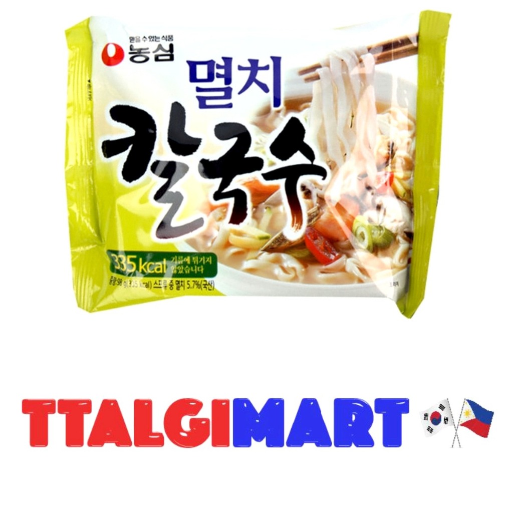 NONGSHIM MYEOLCHI KALGUKSU 98G NOODLE SOUP MADE FROM ANCHOVY SOUP BASE ...