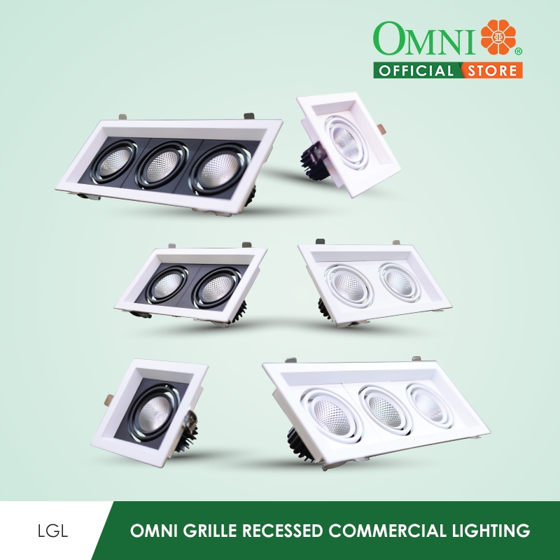 OMNI LED Grille Recessed Commercial Lighting - LGL | Shopee Philippines