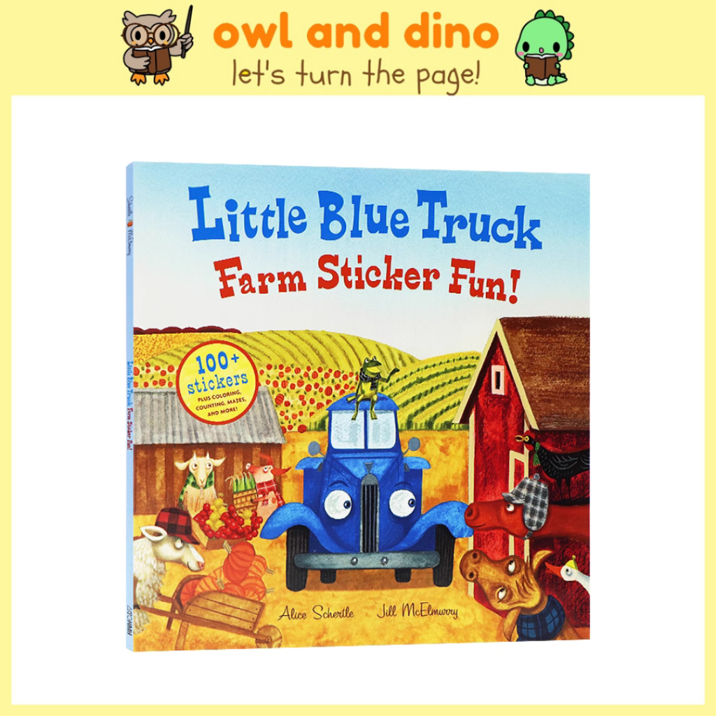 Little Blue Truck Farm Sticker Fun (Paperback Sticker Book) | Shopee ...