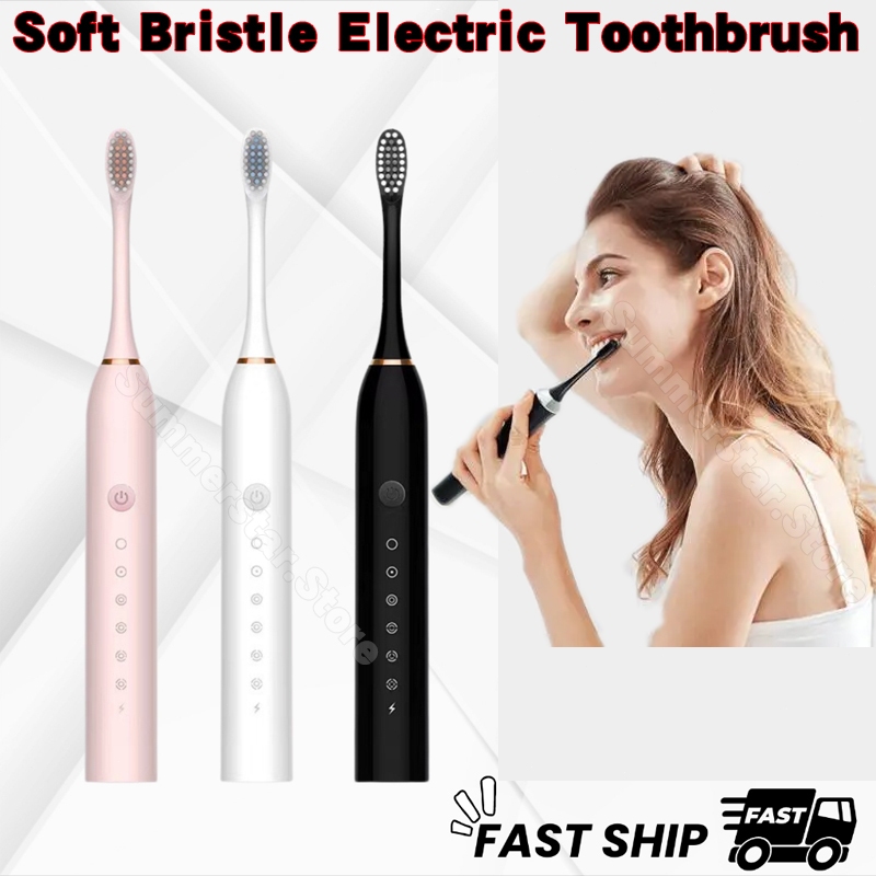 Soft Bristle Electric Toothbrush For Adult And Children Ultra-Clean ...