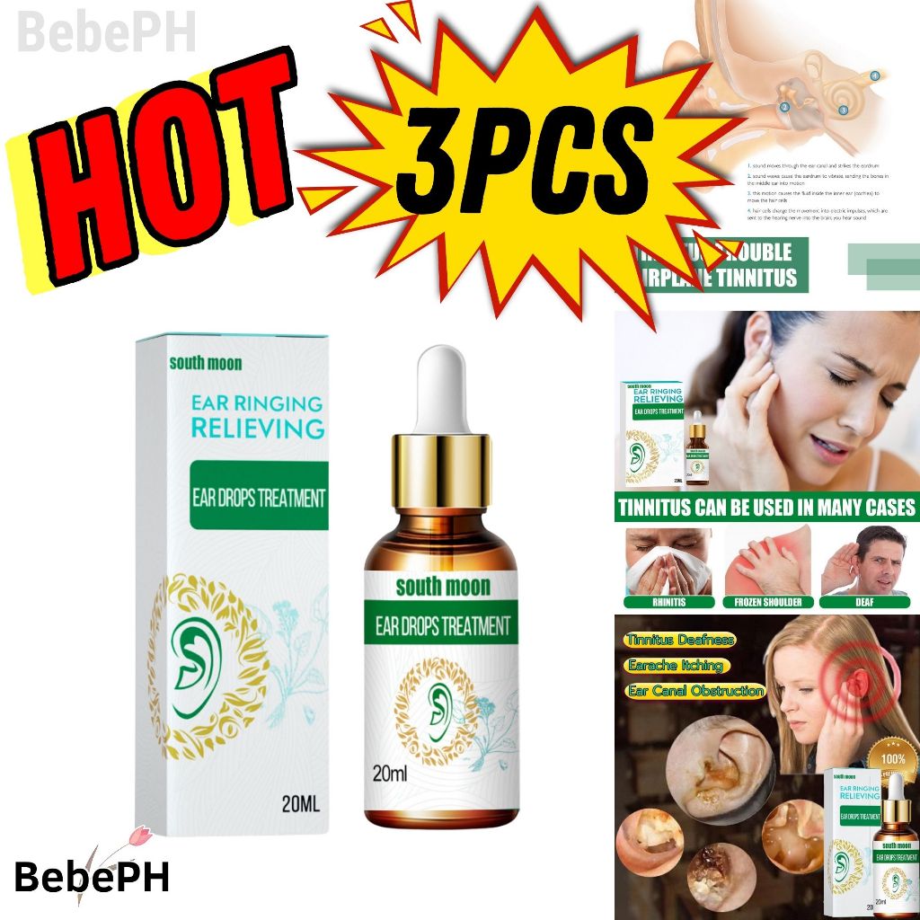 bebe.ph [HOT! 3PCS] South Moon Ear Ringing Ear Drop Tinnitus Liquid Ear ...