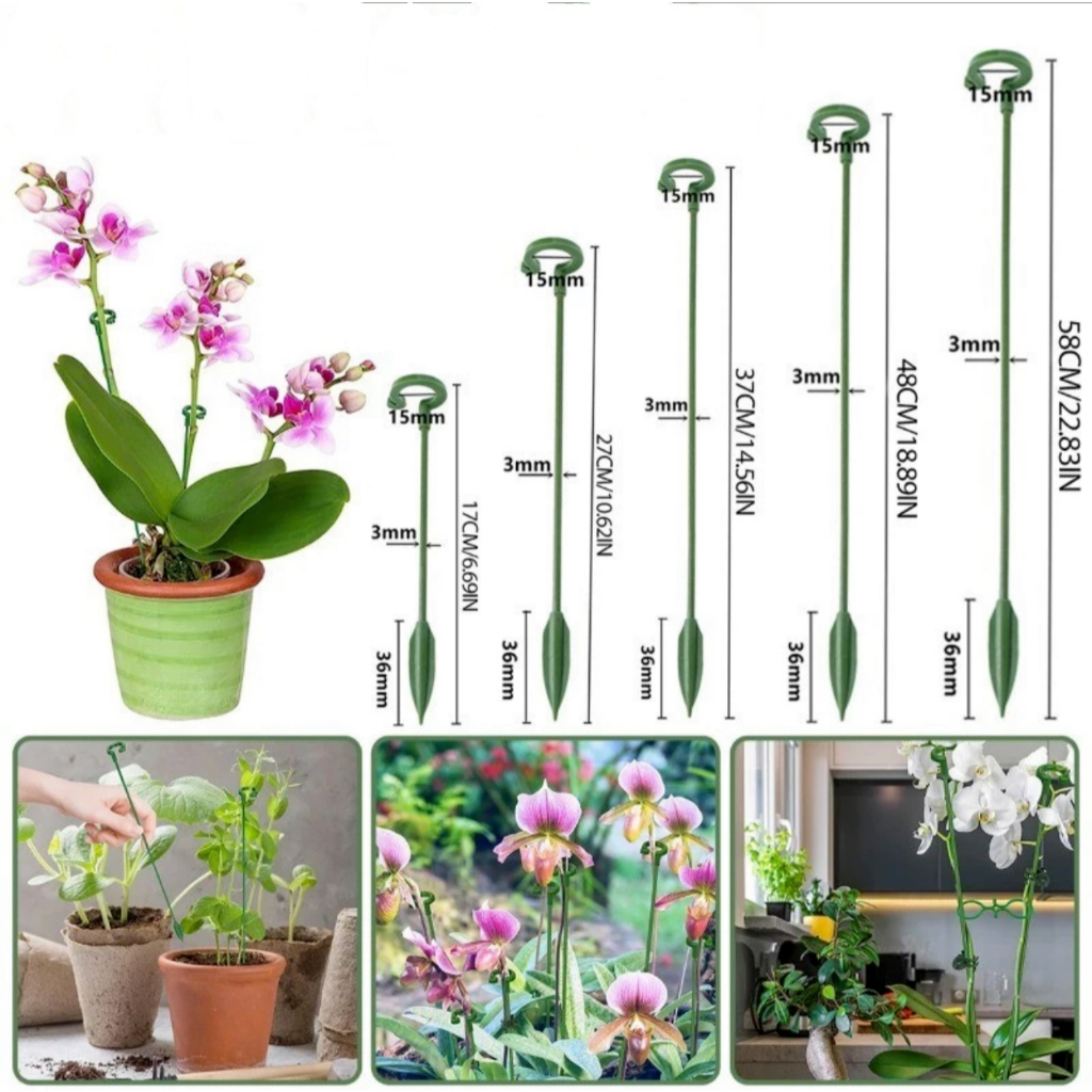 1 pcs plant potted flower shape support rod fixed anti-lodging leaf ...