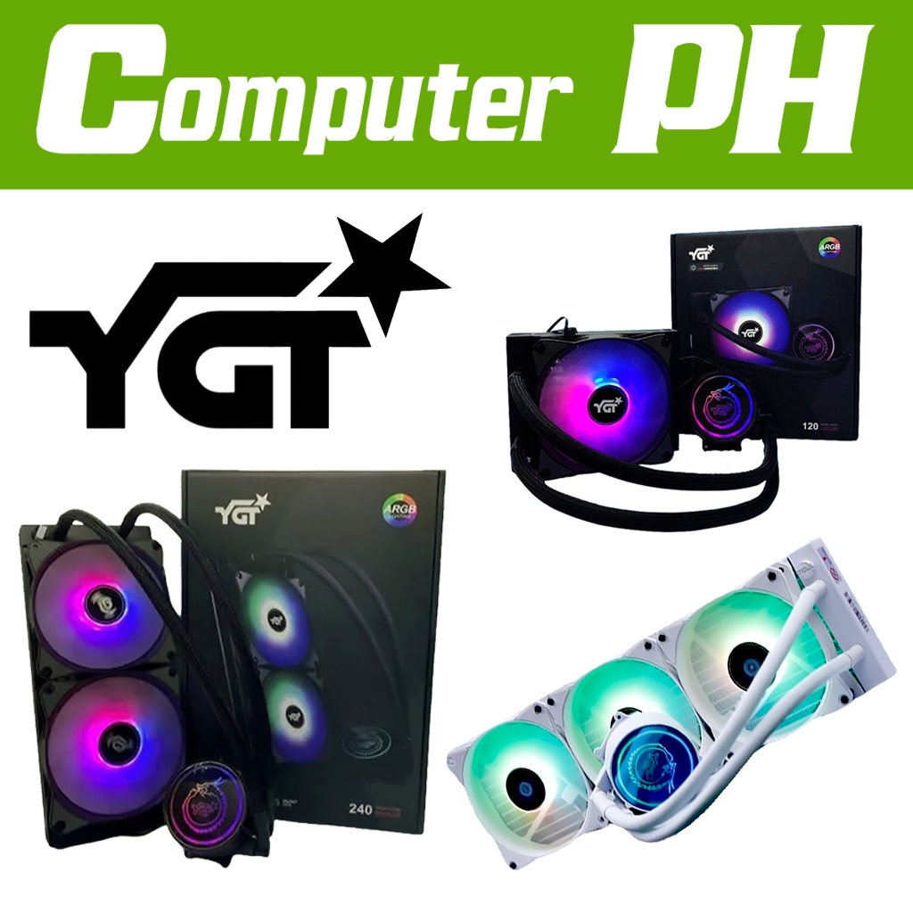 YGT DF-120/DF-240/DF-360 ARGB Liquid Cooler Fan CPU Fan Processor Fan ...