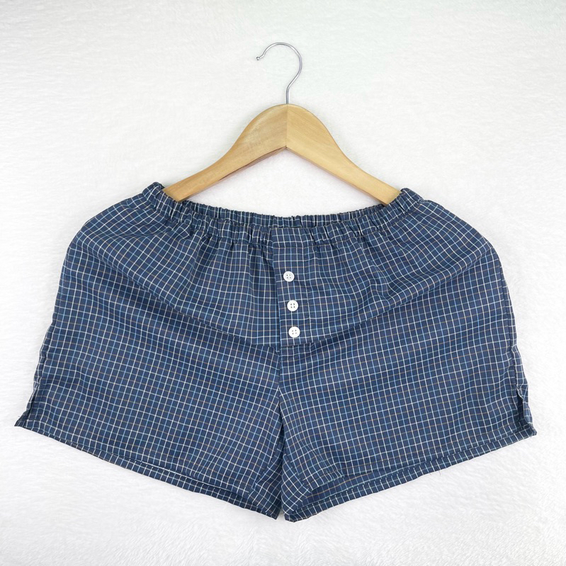 Checkered / Plaid / Mixed Prints Vented-Hem Boxer Shorts | Sleepwear | Loungewear | Shopee ...