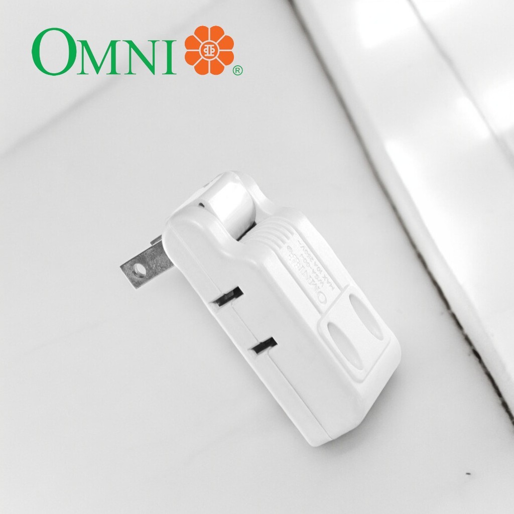OMNI Swing Type Plug - 4-Gang Adapter with 10A 250V Rating | Shopee ...