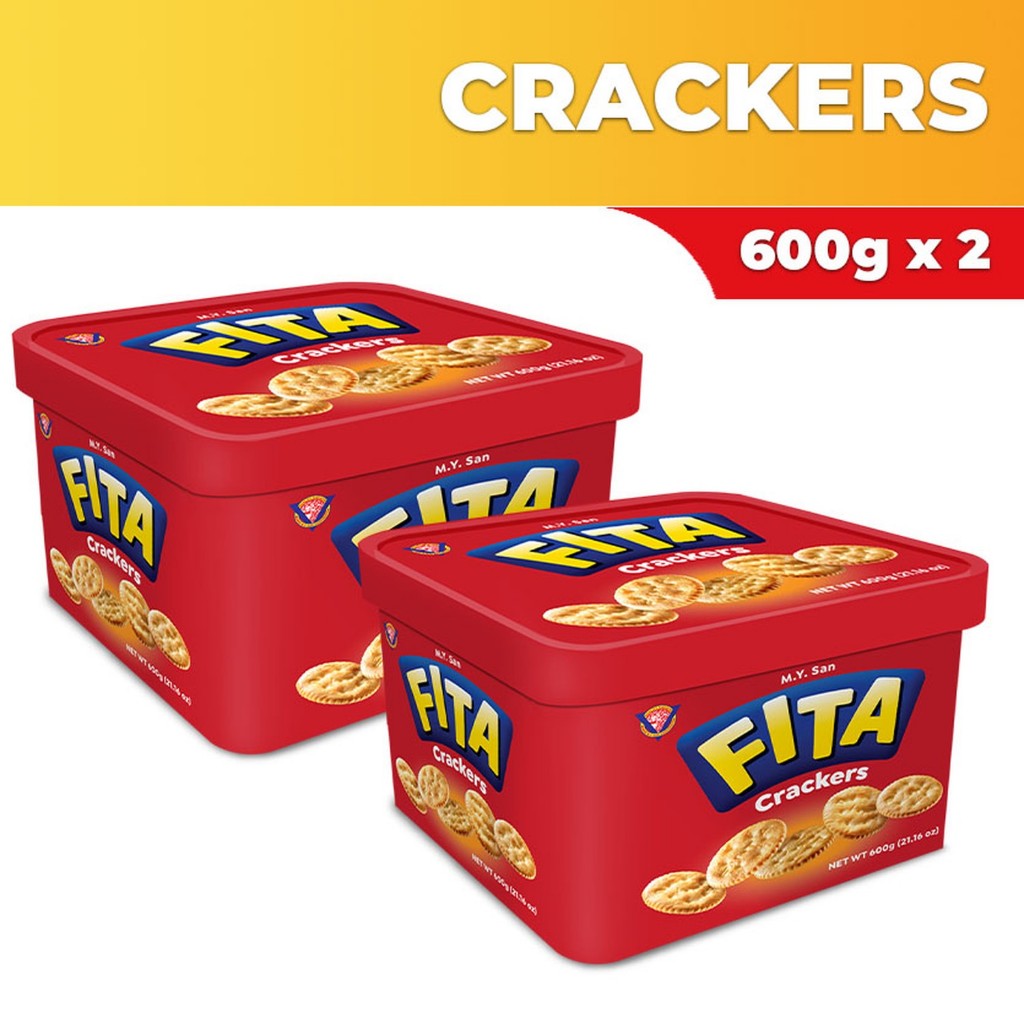 MY San Fita Crackers Ready to Eat Snack 600g X 2 | Shopee Philippines