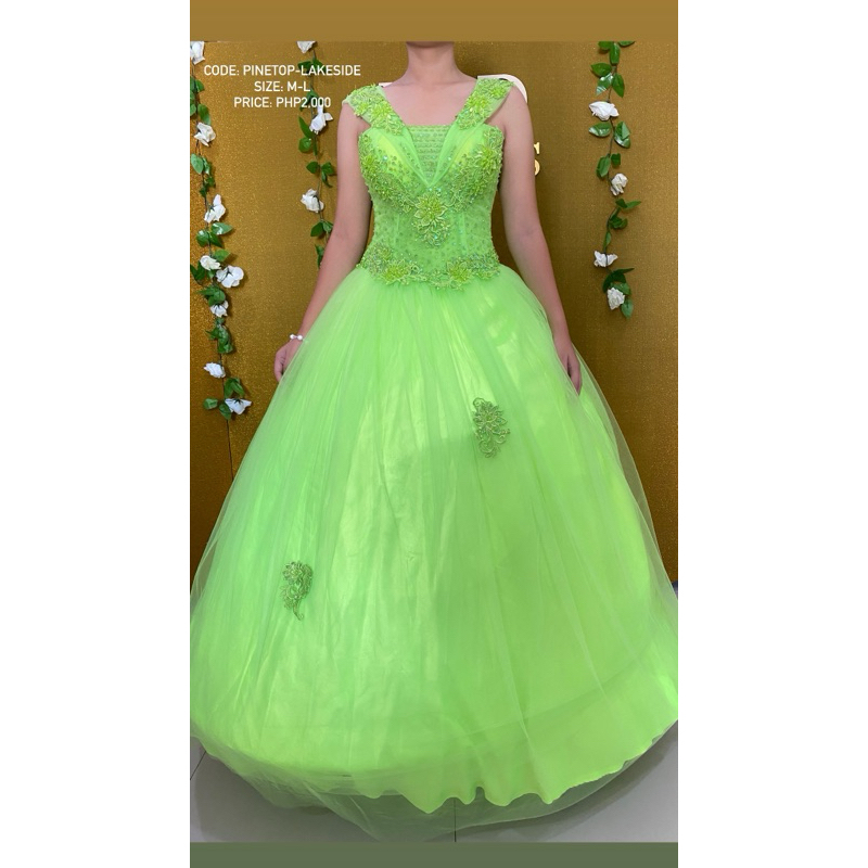 DEBUT GOWN (CODE: PINETOP-LAKESIDE) | Shopee Philippines