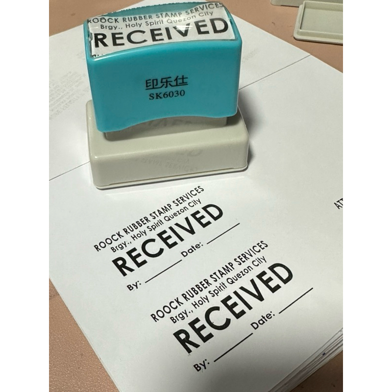 PERSONALIZED STAMP SK30x60mm COD | Shopee Philippines