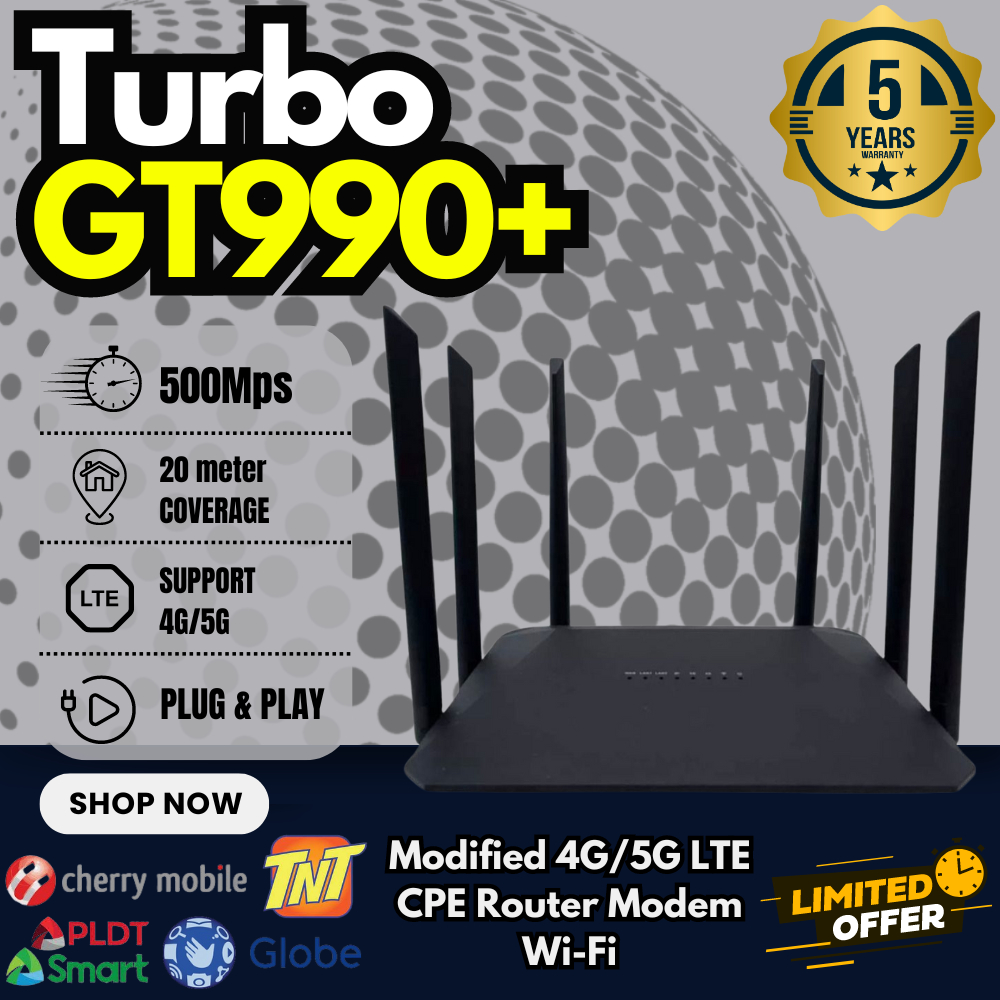 NEW 2024 Turbo GT990+ Modified 4G/5G LTE CPE Router Modem Wi-Fi ...