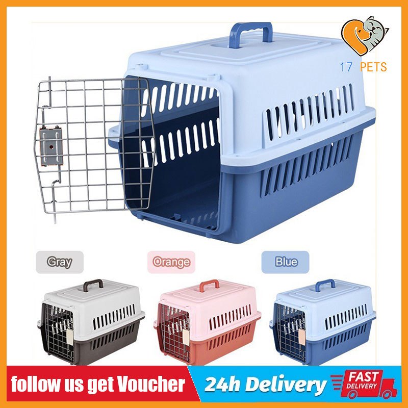 Dog Cage Carrier Large Pet Carrier Travel Cage Cat Cage Airline ...