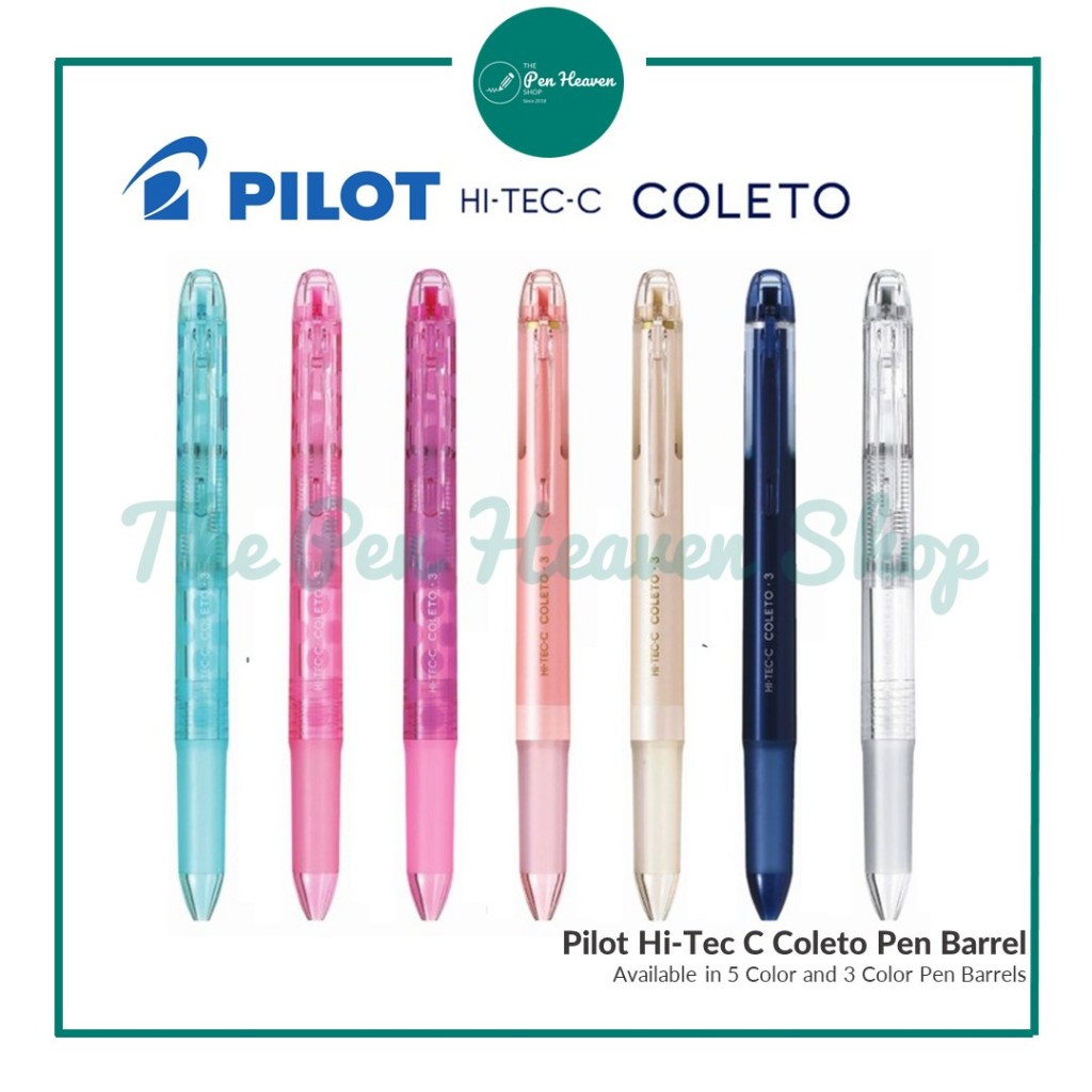Pilot Hi-Tec C Coleto Pen Barrel/Body (5 Color, 3 Color) | Shopee ...