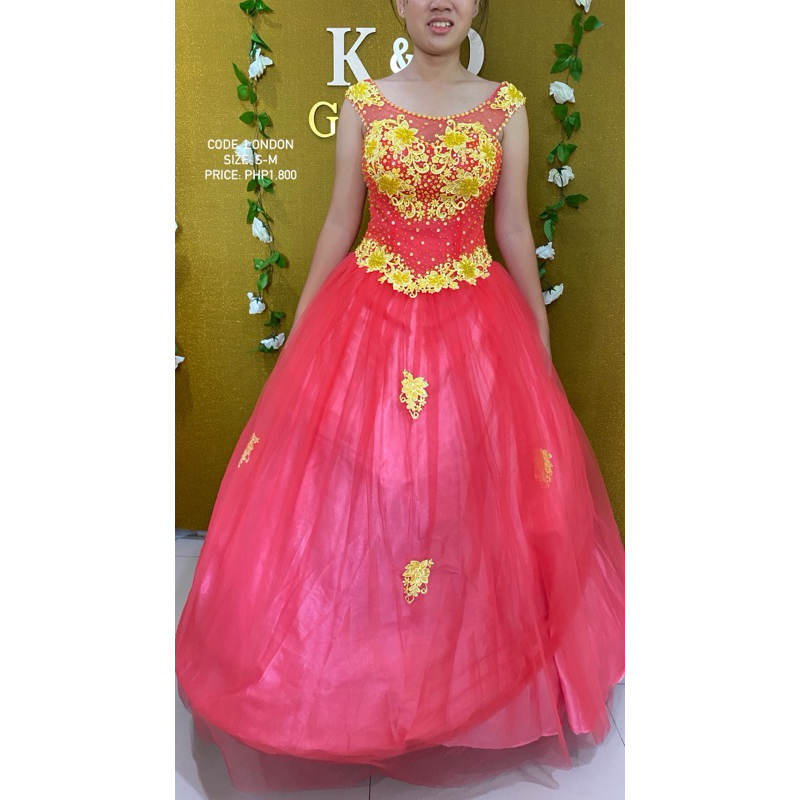 DEBUT GOWN (CODE: LONDON) | Shopee Philippines