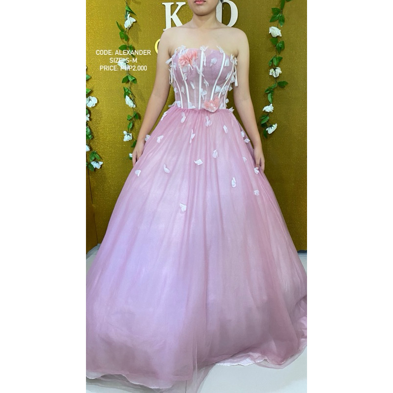 DEBUT GOWN (CODE: ALEXANDER) | Shopee Philippines