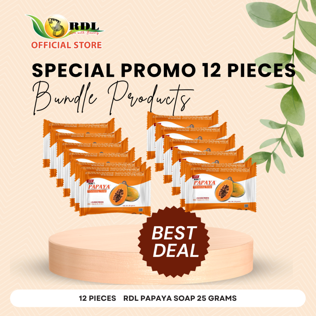 RDL Papaya Soap 25g ( Set by 12) | Shopee Philippines