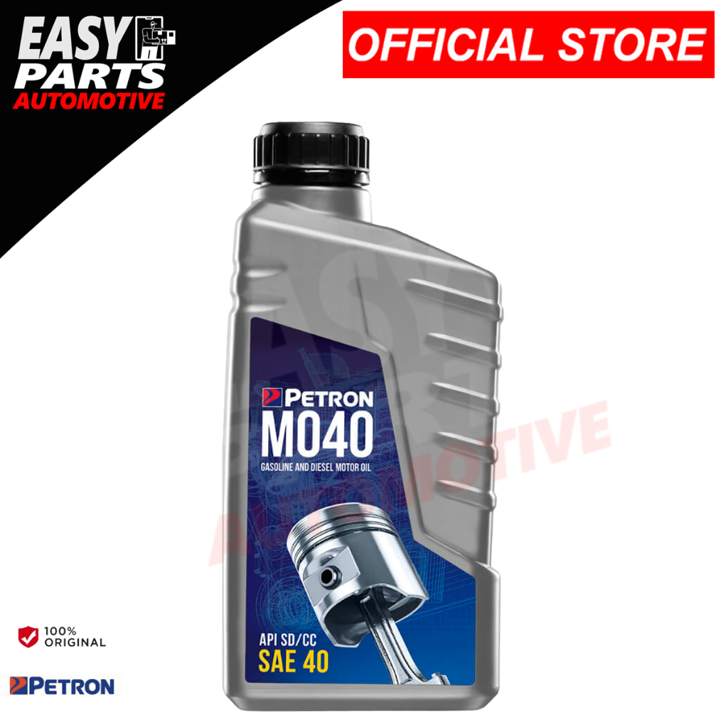 Petron MO40 API SD/CC SAE40 Gasoline and Diesel Motor Oil 1L | Shopee ...