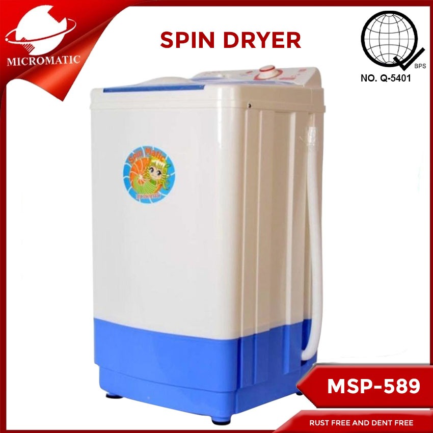 Micromatic MSP-589 5kg Powerful Super Spin Dryer | Shopee Philippines
