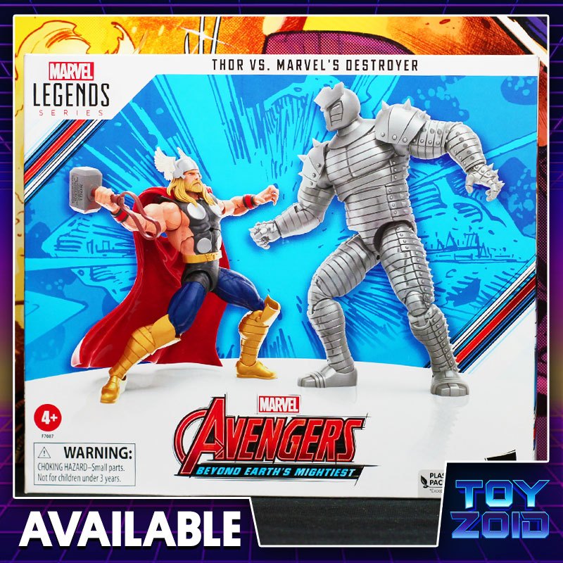 Marvel Legends Avengers Thor vs Destroyer 2 Pack 60th Anniversary ...