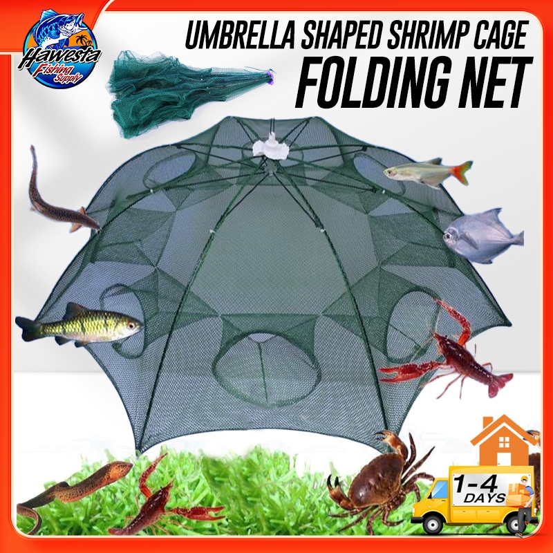 Automatic Fishing Net Portable Folding Umbrella Trap Fish Tra Type ...