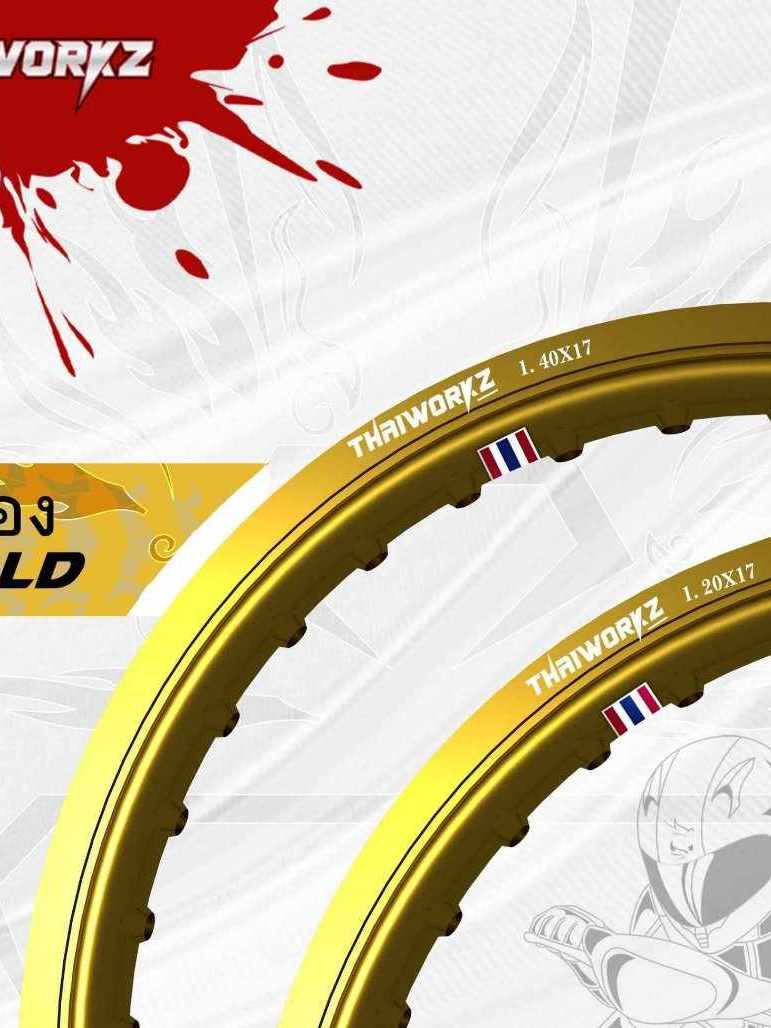 THAIWORKZ ORIGINAL THAILAND RIM 1.2x17-1.4x17 & 1.4x17-1.4x17 SET 2PCS ...