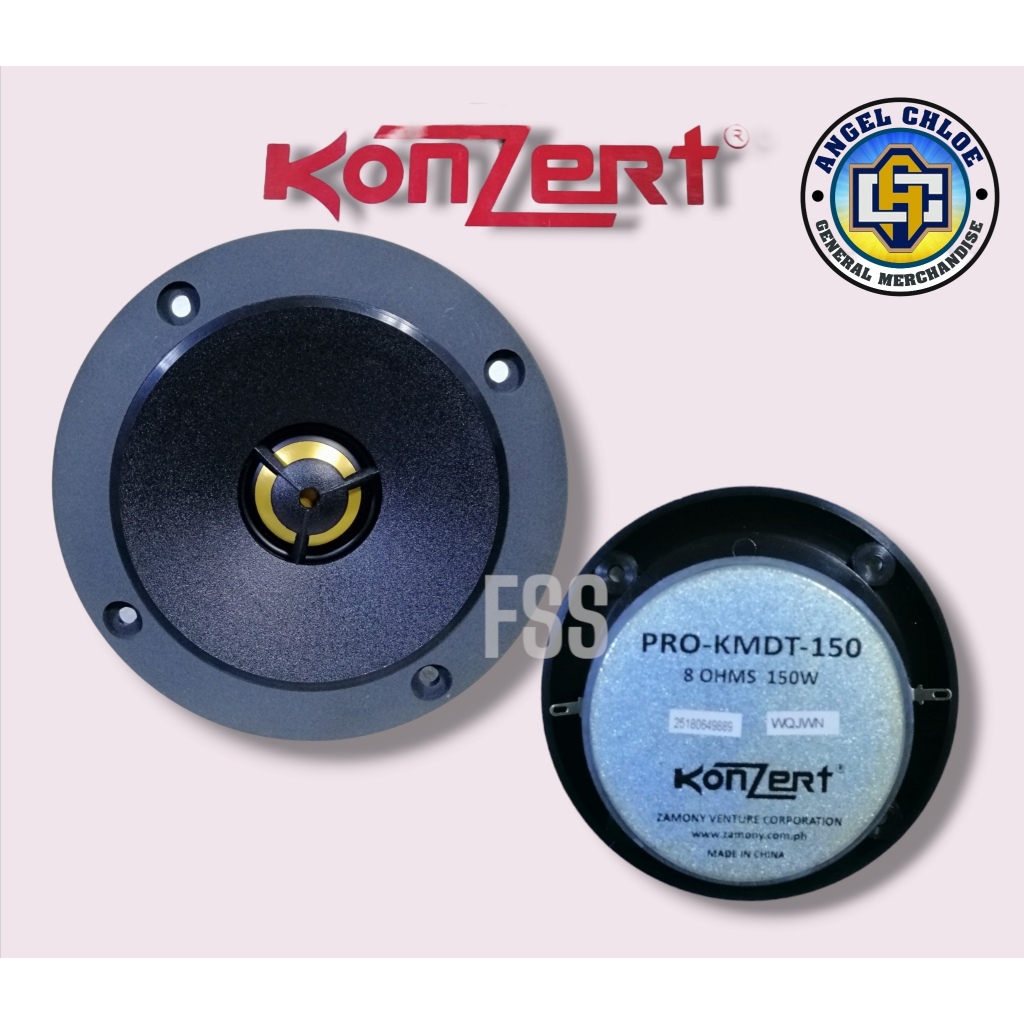 KONZERT ORIGINAL PRO-KMDT 150 METAL DOME TWEETER 150W | Shopee Philippines